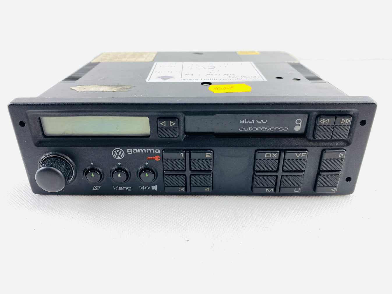 VW Gamma 2 Cassette Radio – Bluetooth Upgraded | Balticretrofit ...